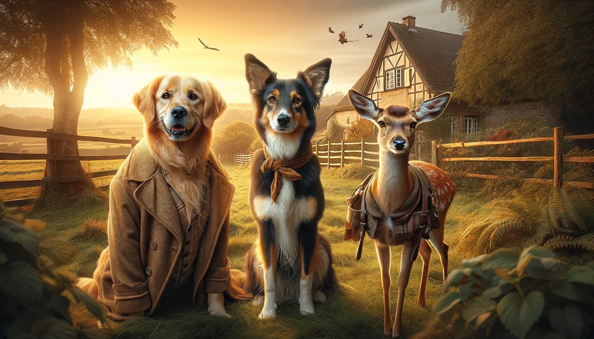 Dogs Bring Home a New Deer Friend - Animals Around The Globe