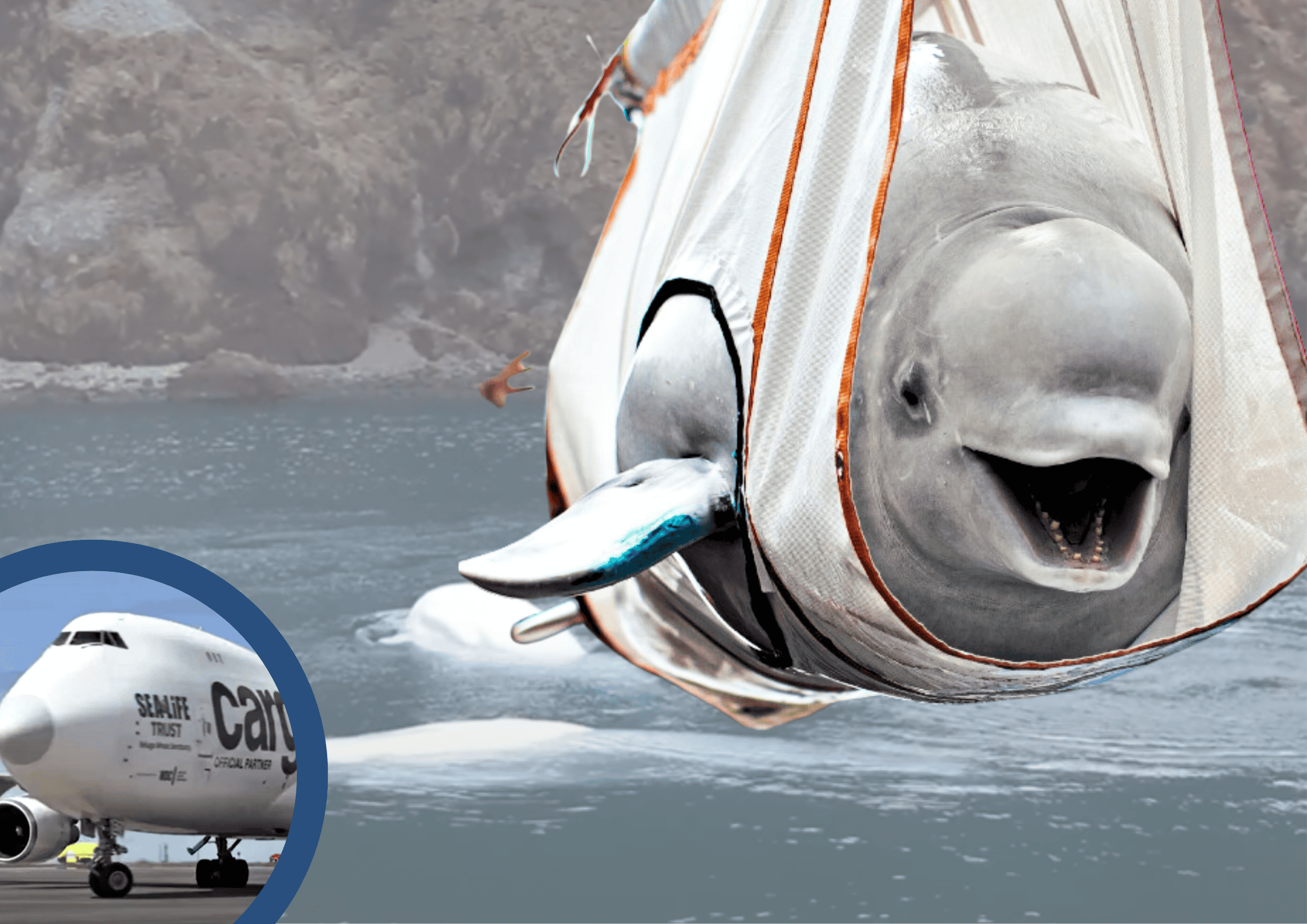 After Years in Captivity, Two Beluga Whales Smile While Transported ...